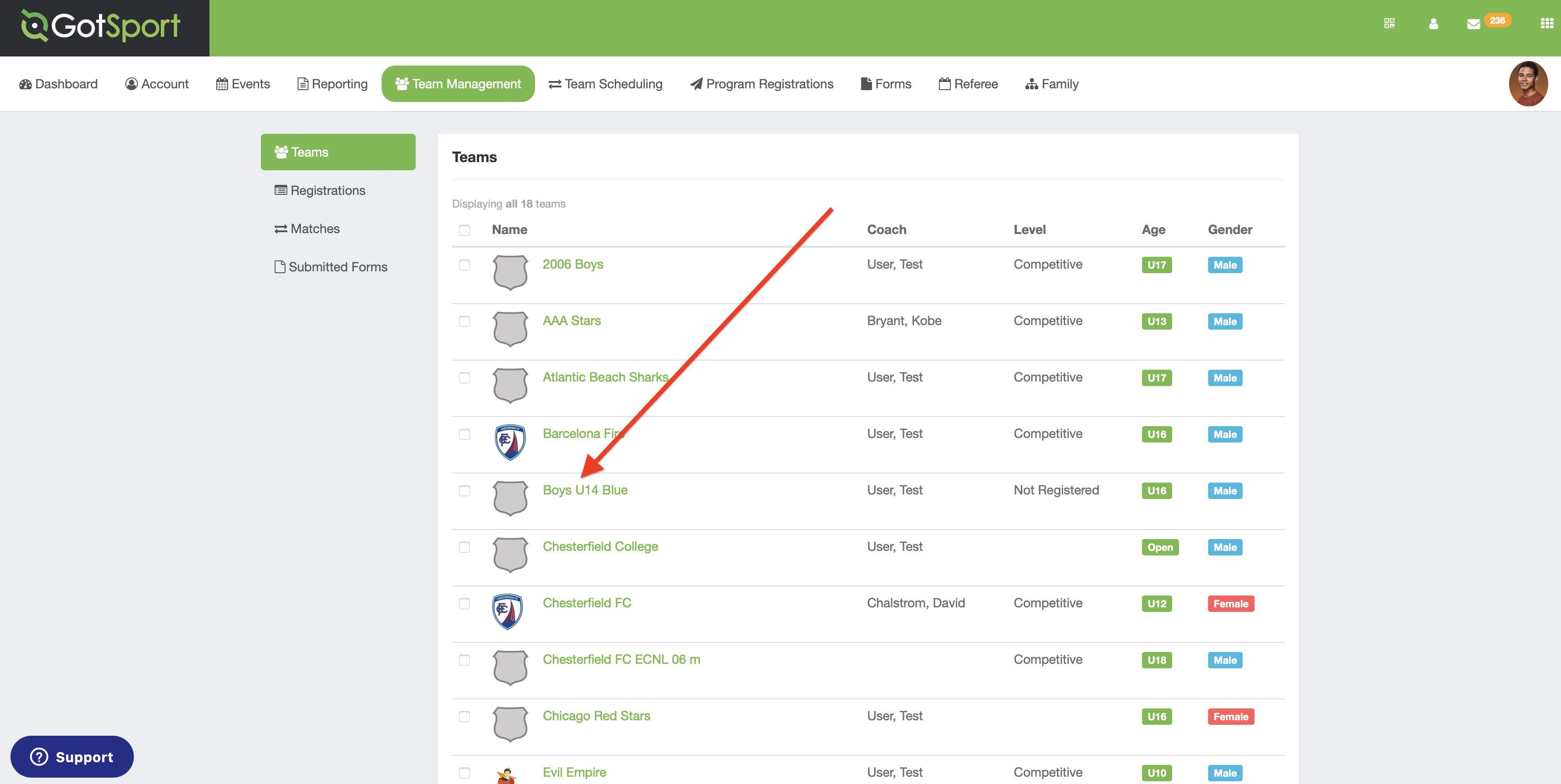 As a Coach/Manager - How to Clone an Event Roster When Event has a Require Clone Setting Enabled